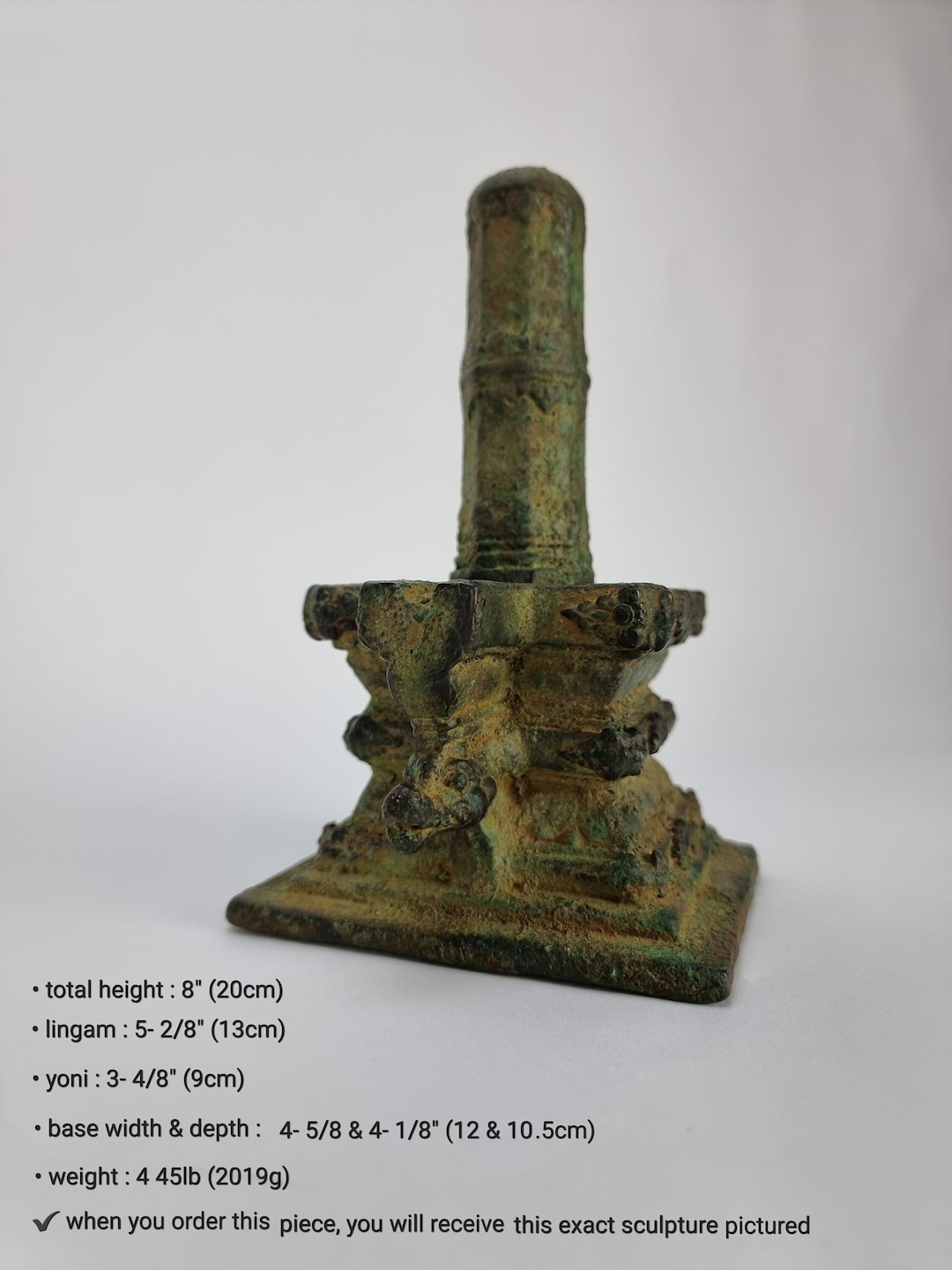 Shiva Lingam - Antique Indonesian Bronze Shiva Lingam With Yoni ...