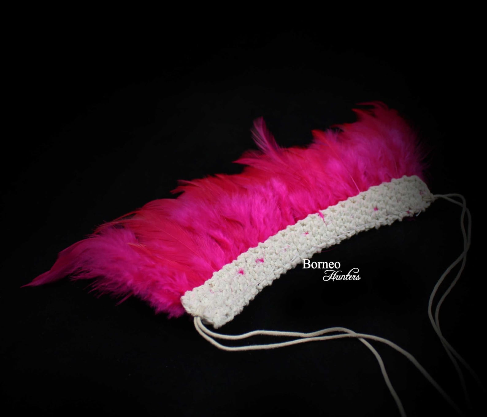 Real Feathers Armband Tribal Armlet Rose Pink Beaded Shells - Etsy