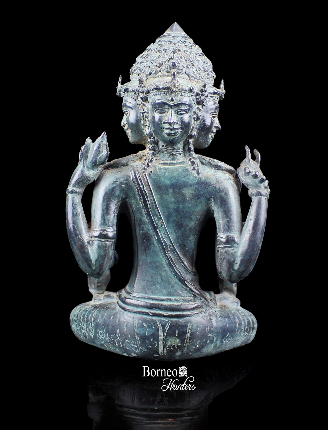 4 Faced Brahma Statue 21CM Bronze Hindu Lord Brahma 'the - Etsy