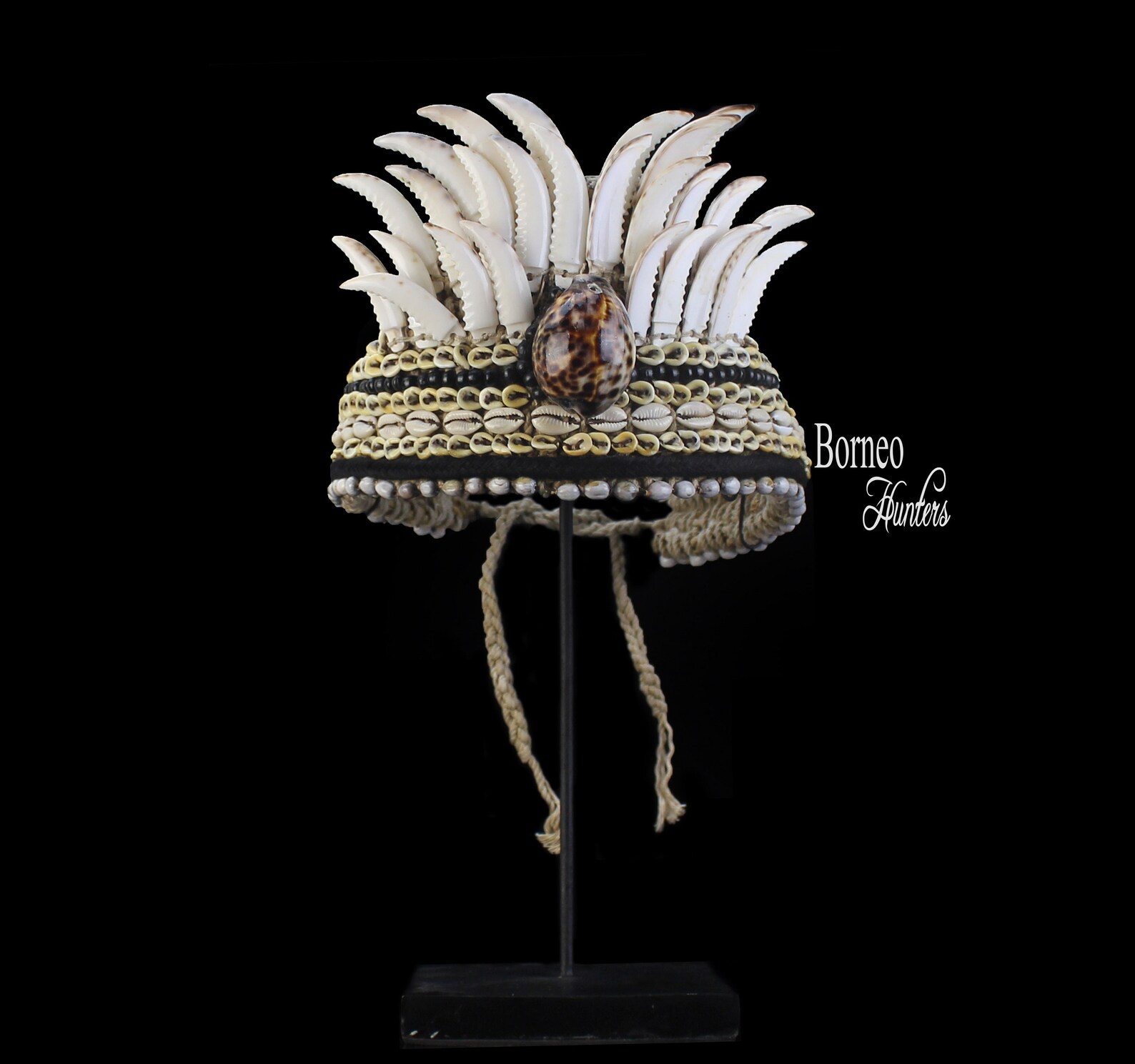 Seashell Crown/headdress Tribal Papua Latmul Headgear/tiara/bonnet ...