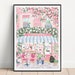 French Patisserie Print, Cafe Wall Art, Bakery Poster, Cafe Paris ...