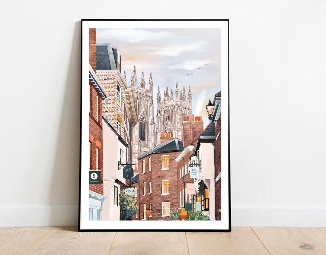 York Art Print, York Travel Print, York Travel Poster, York Art, York ...