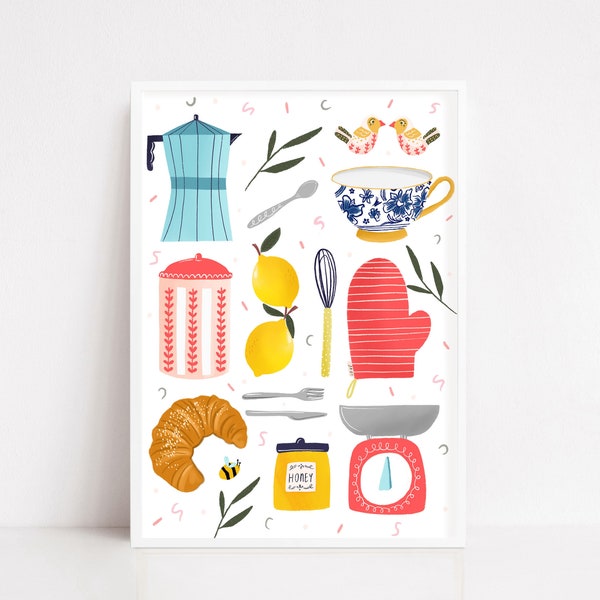 Kitchen Prints - Etsy UK