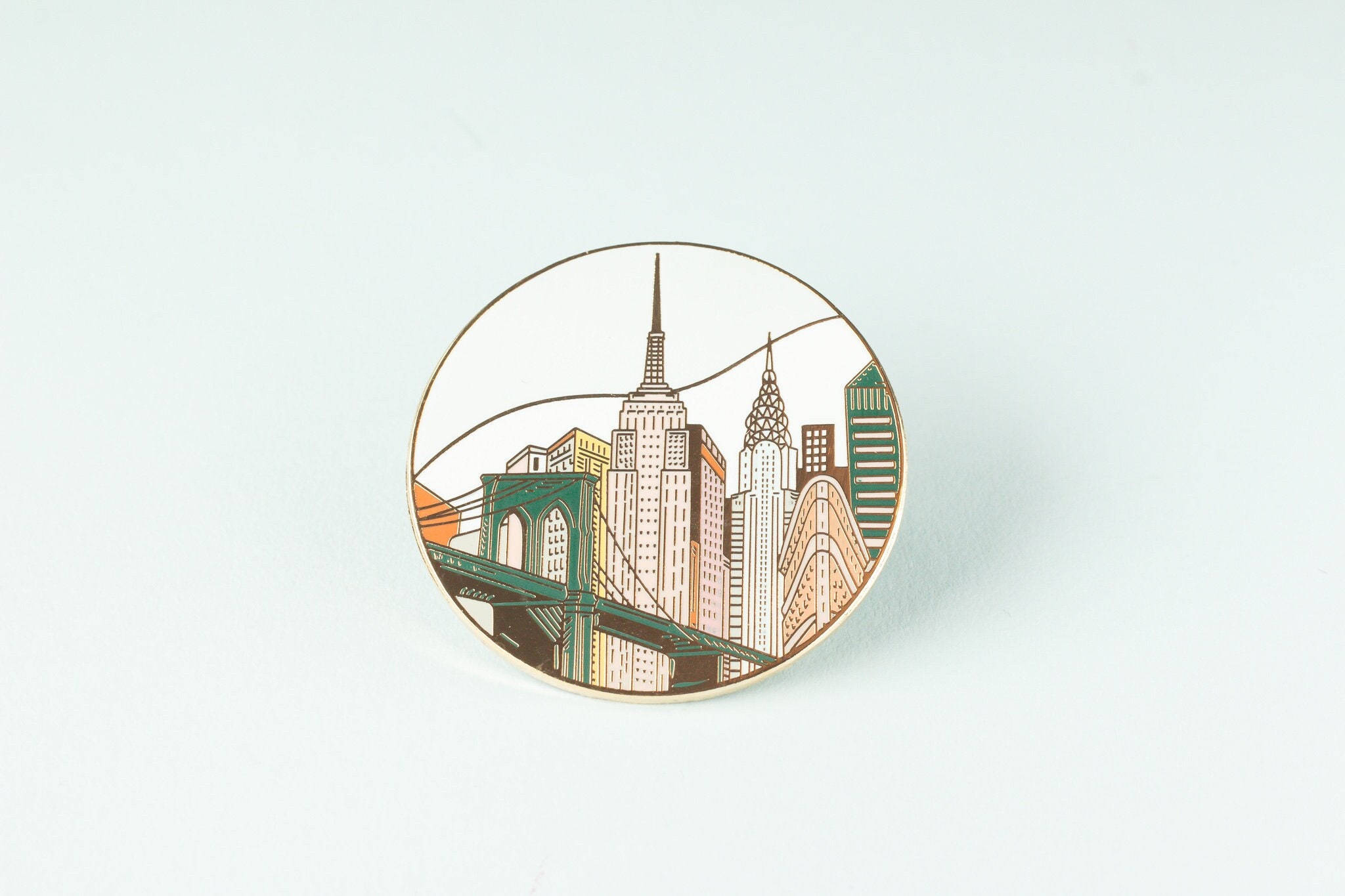 New York Enamel Pin New York Pin New York Gift New York | Etsy UK