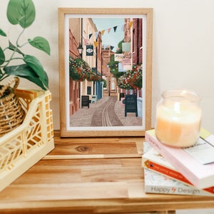 Exeter, Exeter Art Print, Exeter Travel Poster, Exeter Poster, Exeter ...
