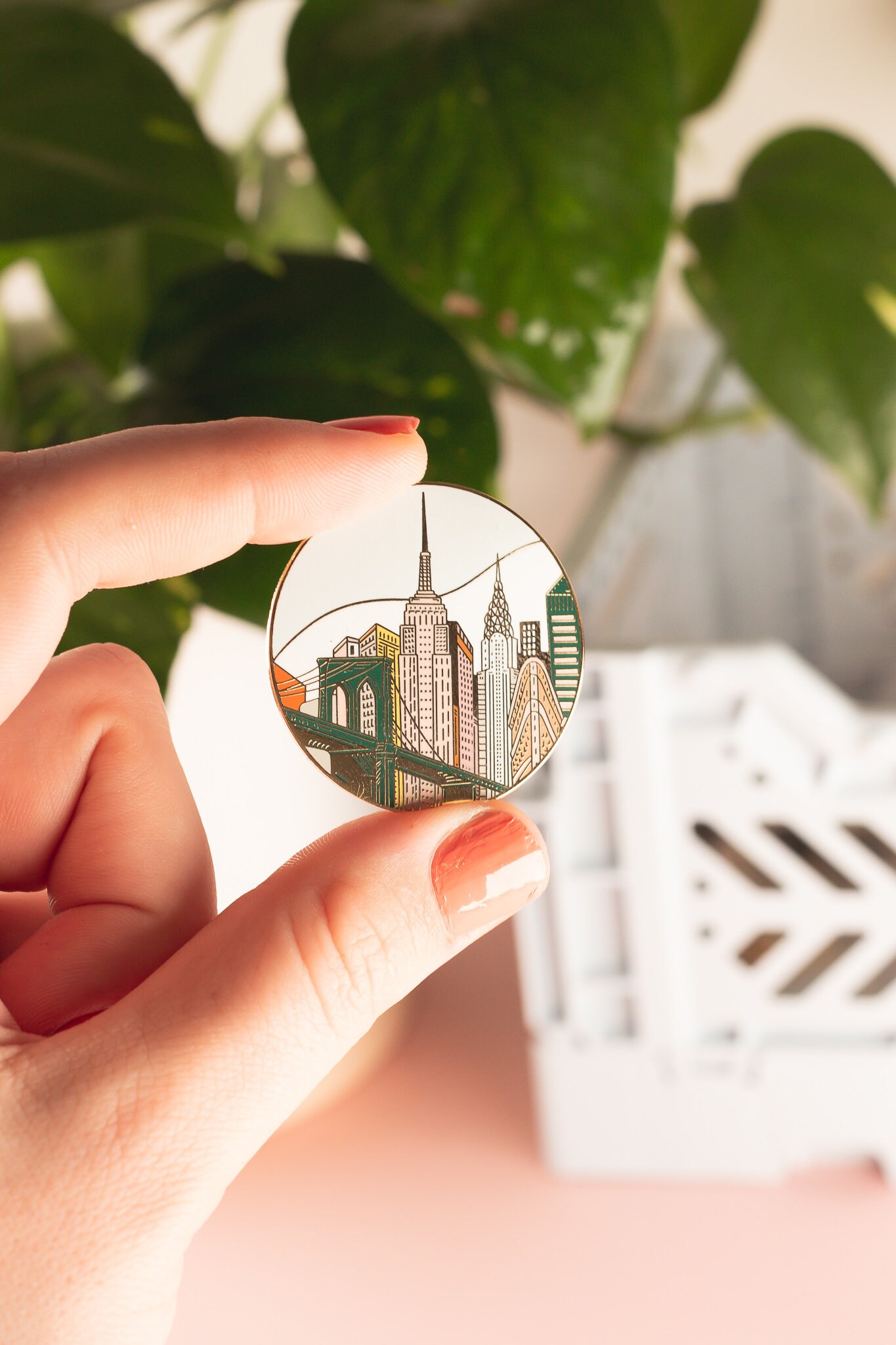 New York Enamel Pin New York Pin New York Gift New York | Etsy UK