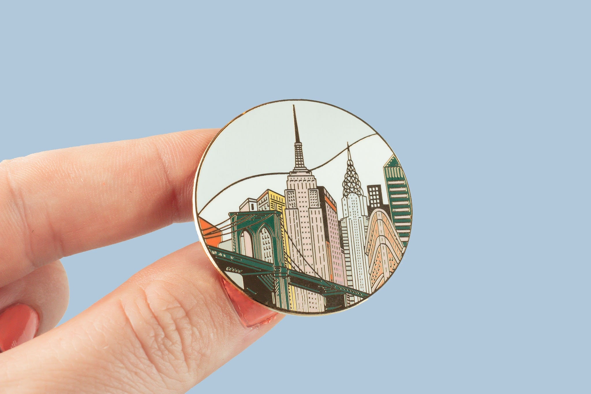 New York Enamel Pin New York Pin New York Gift New York | Etsy UK