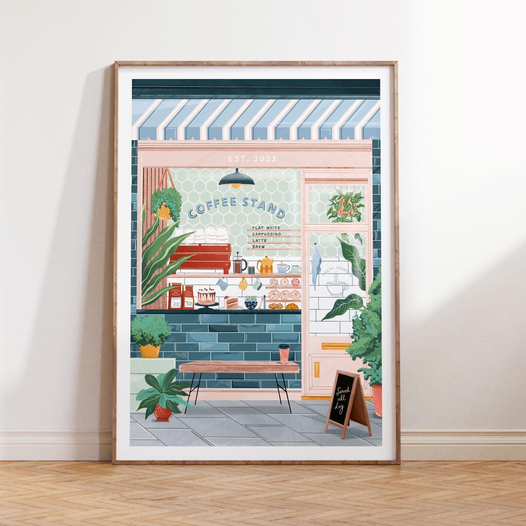 Coffee, Coffee Shop, Coffee Print, Coffee Poster, Kitchen and Dinning ...