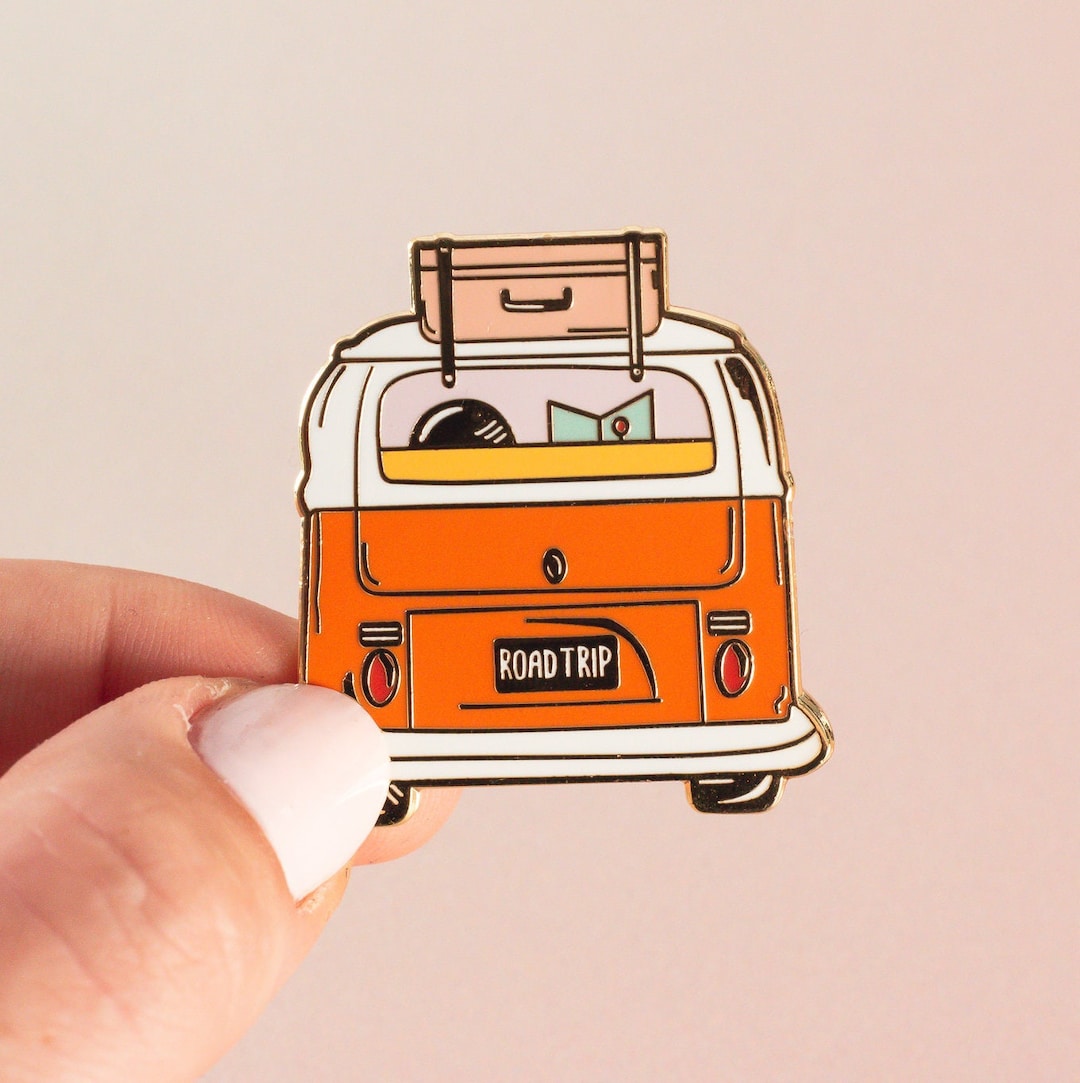 Campervan Pin Campervan Enamel Pin Campervan Campervan Etsy