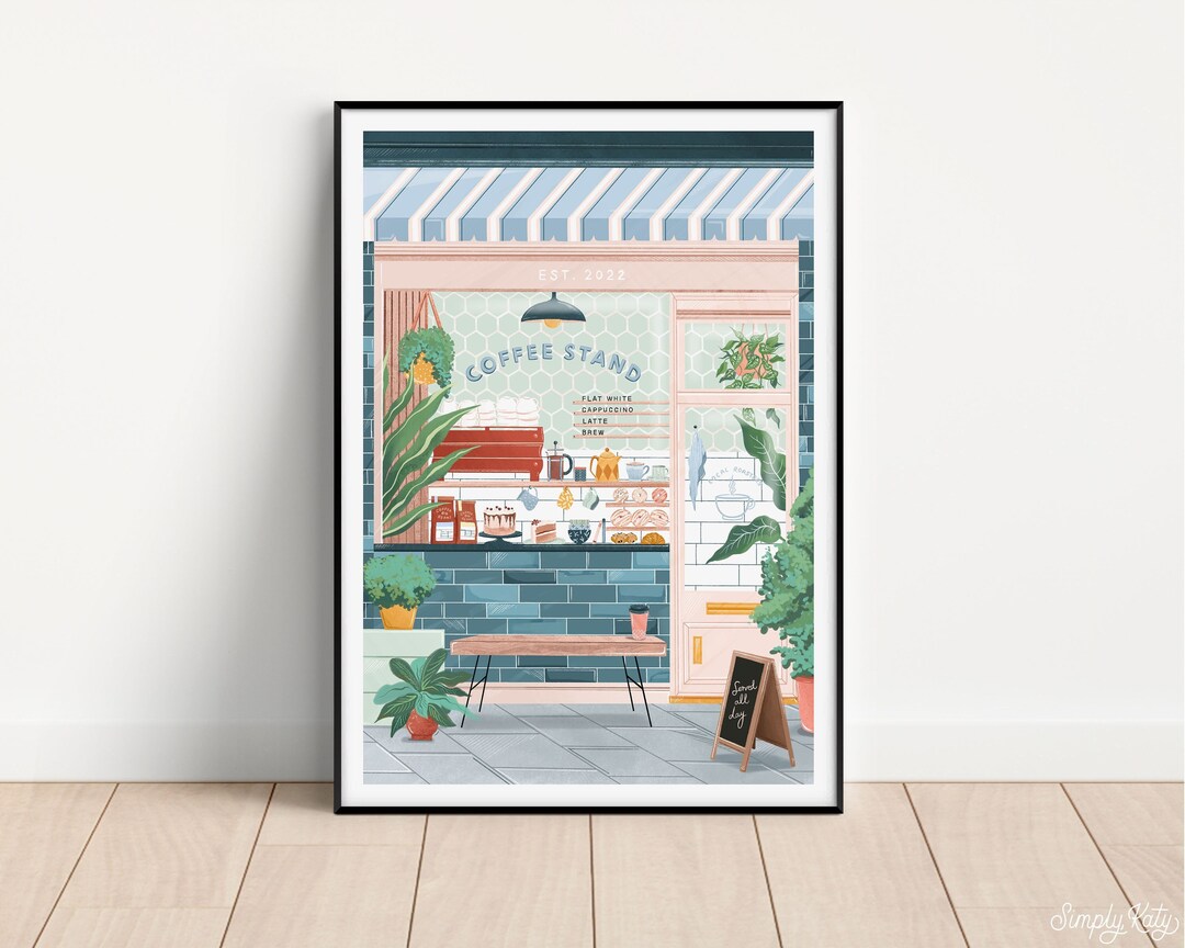 Coffee, Coffee Shop, Coffee Print, Coffee Poster, Kitchen and Dinning ...