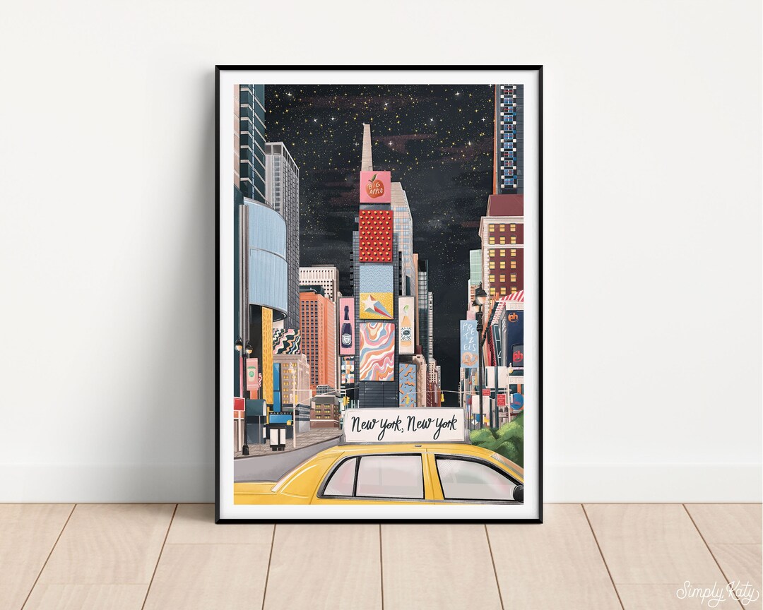 Times Square Print, Times Square Art, Times Square Poster, Times Square ...