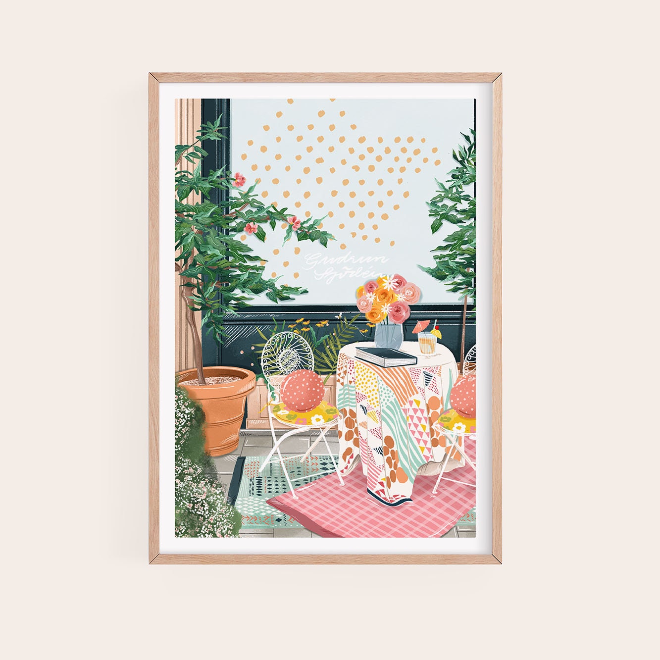 Summer Cafe Art Print Cafe Art Cafe Art Print Cafe Poster - Etsy