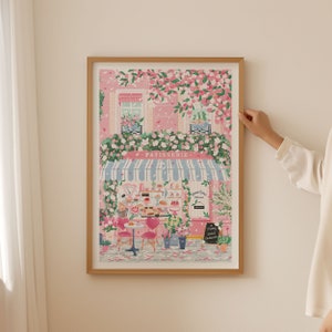 French Patisserie Print, Cafe Wall Art, Bakery Poster, Cafe Paris ...