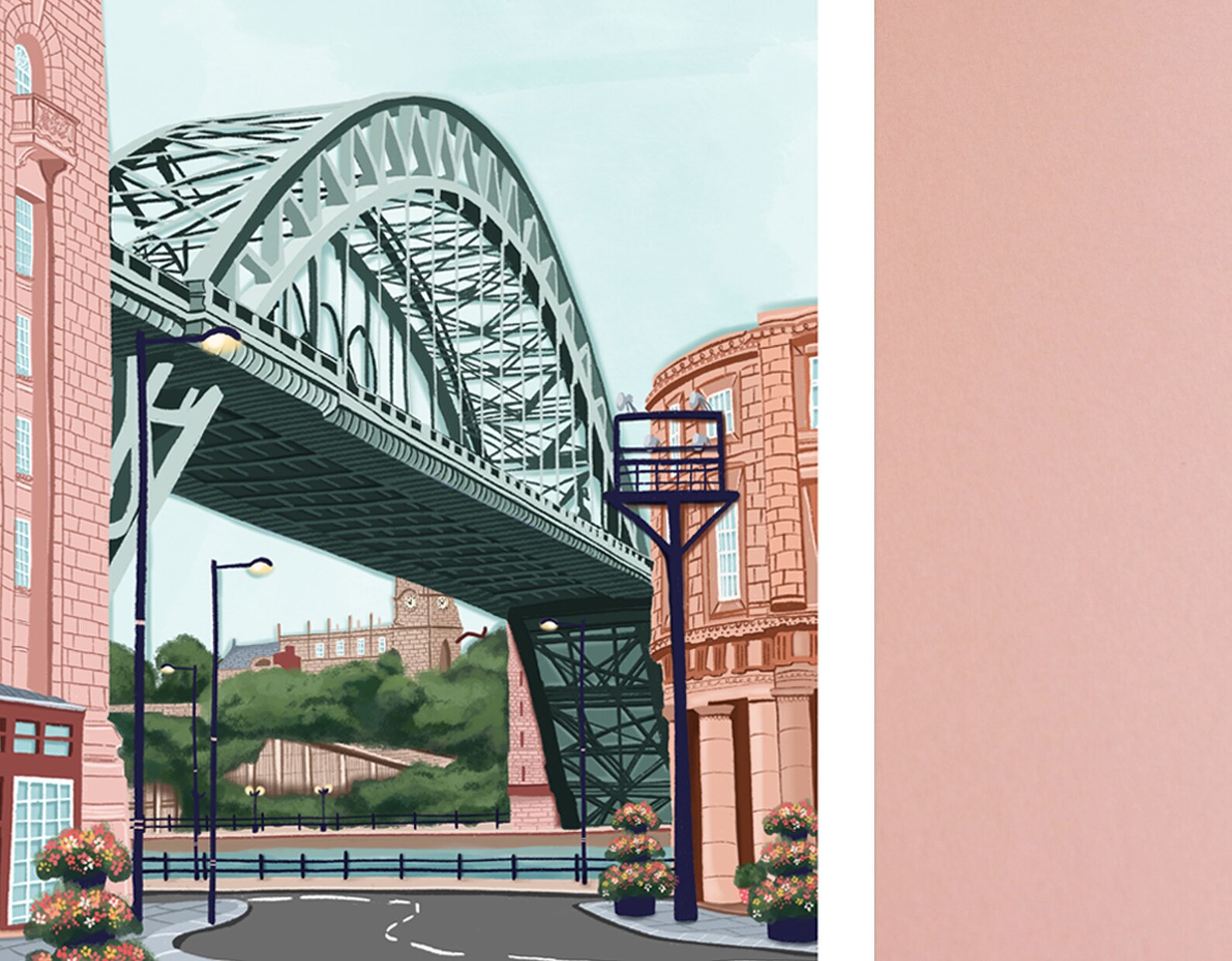 Newcastle Upon Tyne, Newcastle, the Tyne Bridge, Art Print, Travel ...