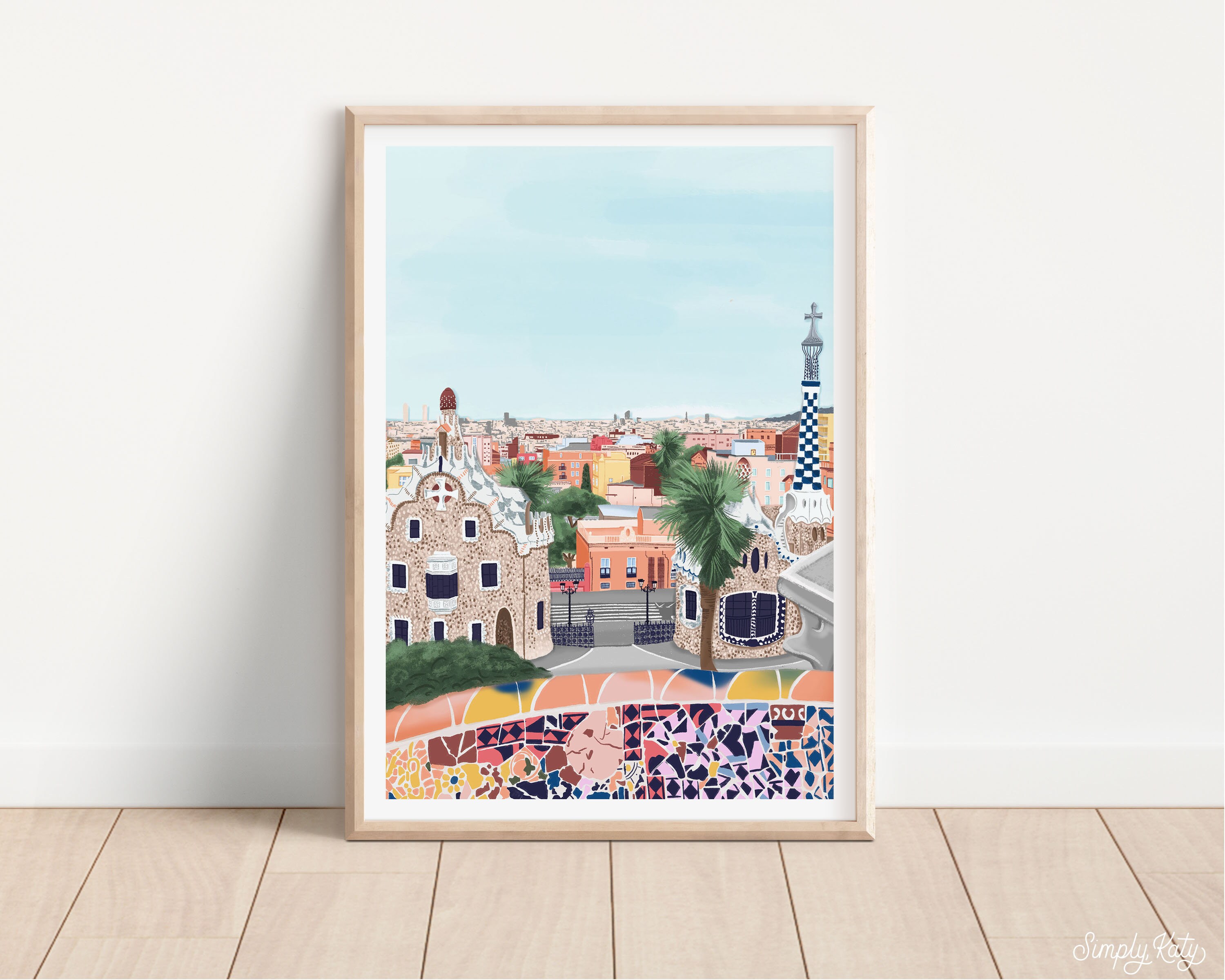 Barcelona City Printbarcelona Printbarcelona - Etsy UK