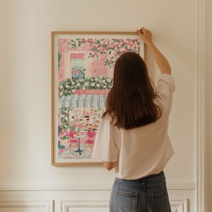 French Patisserie Print, Cafe Wall Art, Bakery Poster, Cafe Paris ...