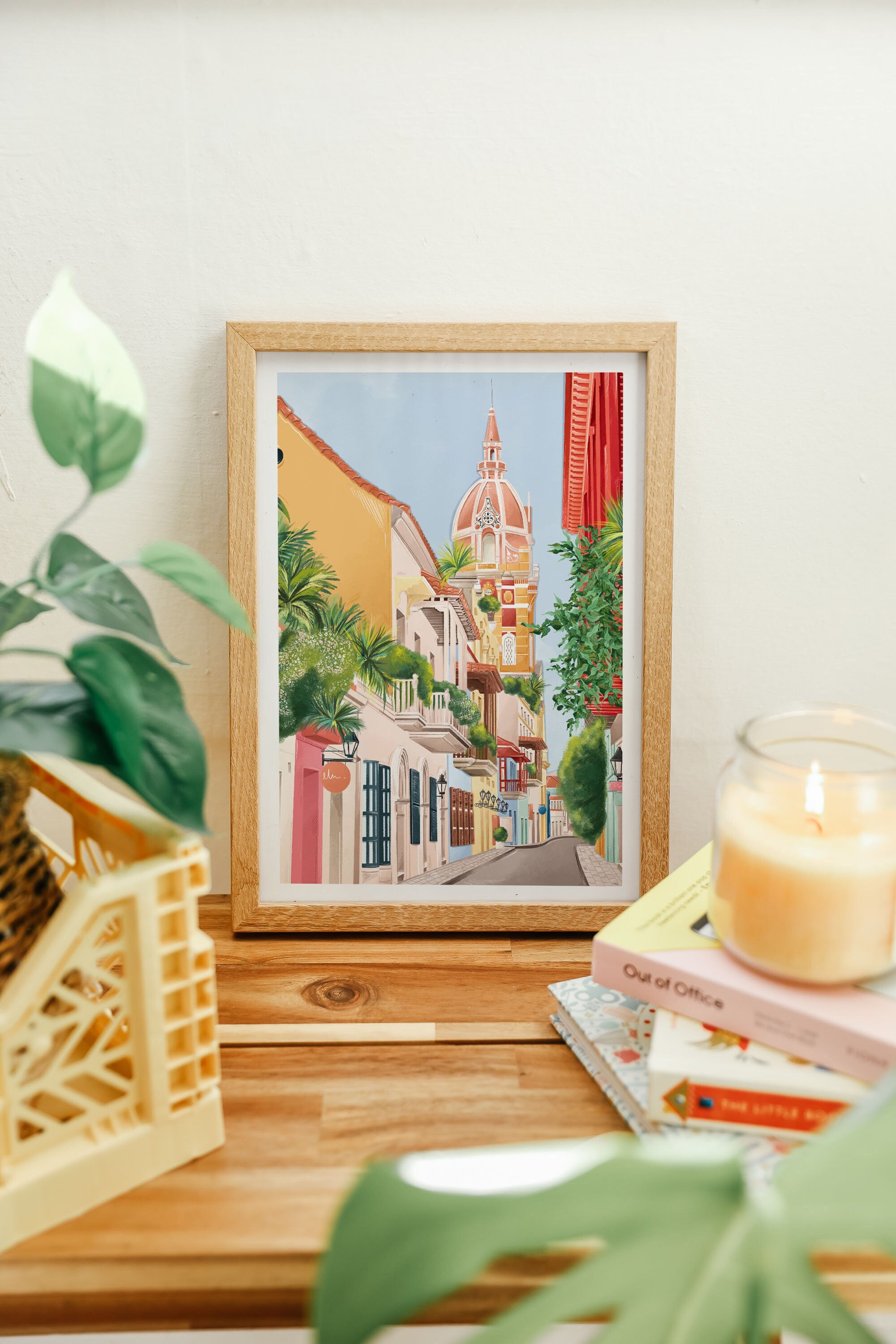 Colombia Art Colombia Art Print Colombia Travel Poster | Etsy