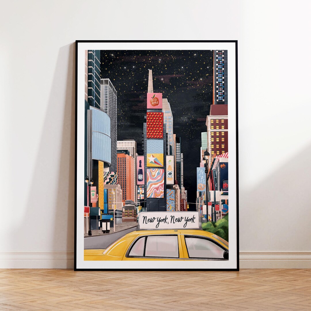 Times Square Print, Times Square Art, Times Square Poster, Times Square ...