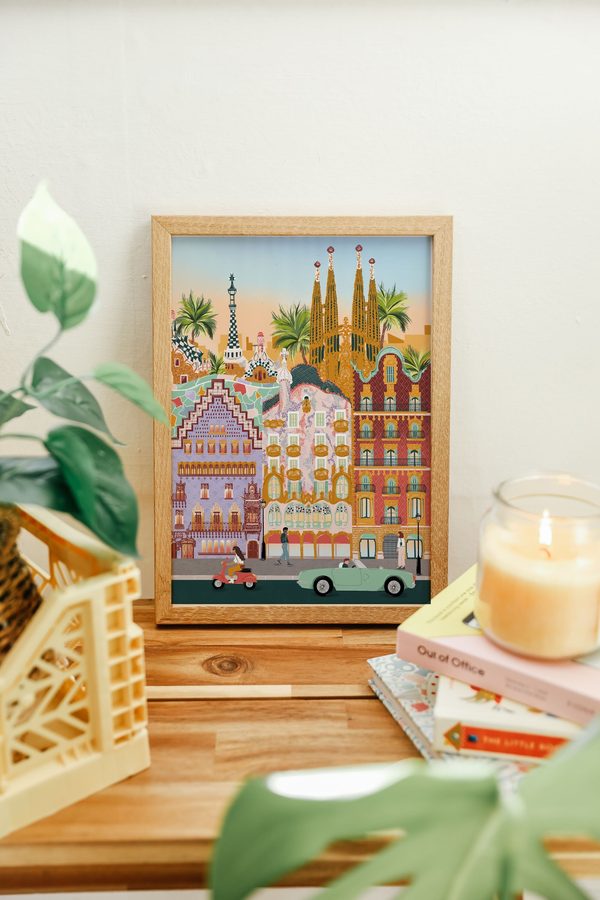 Barcelona Print Barcelona Art Print Barcelona Travel Poster - Etsy UK