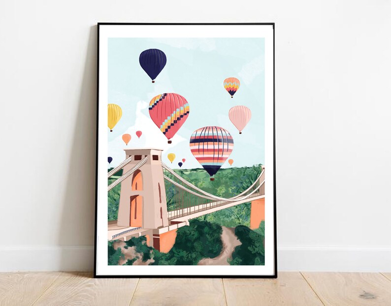 Bristol Art Print, Two Pack Art Print, Bristol Uk, Bristol Poster ...