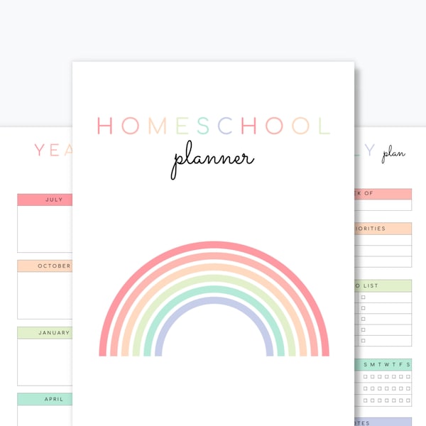 Homeschool Planner - Etsy