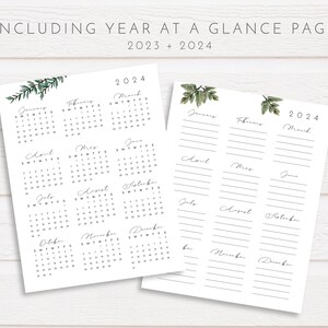 2024 Calendar Bundle Editable Printable - Etsy