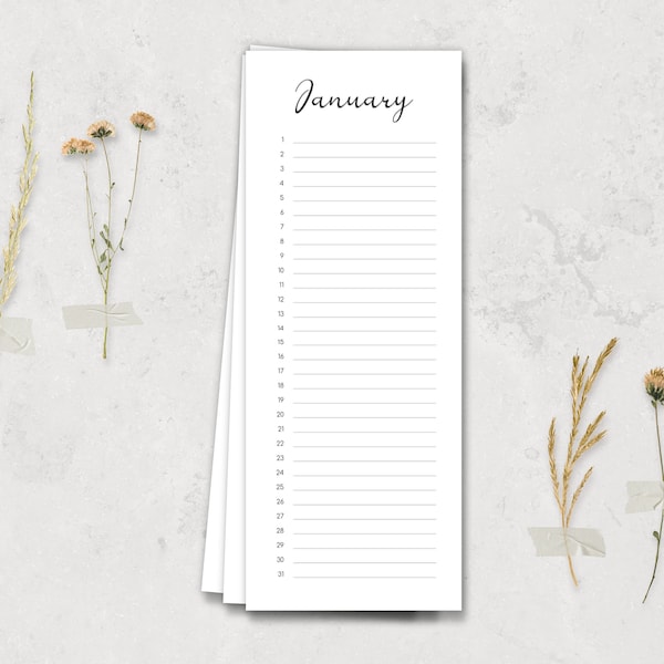 Perpetual Calendar - Etsy