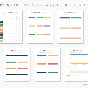 Mega Homeschool Planner Printable 2025 + 2026 | 250+ Pages - Etsy