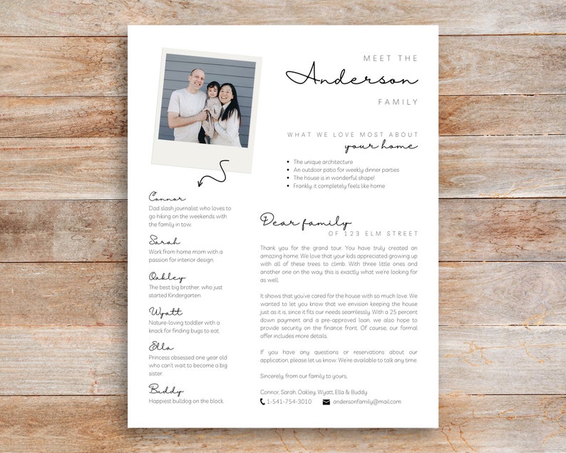 Home Offer Letter Canva Template - Etsy