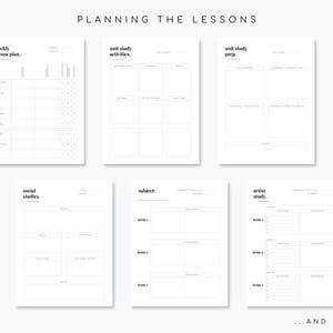 2025 2026 Homeschool Planner Printable | 200 Pages - Etsy