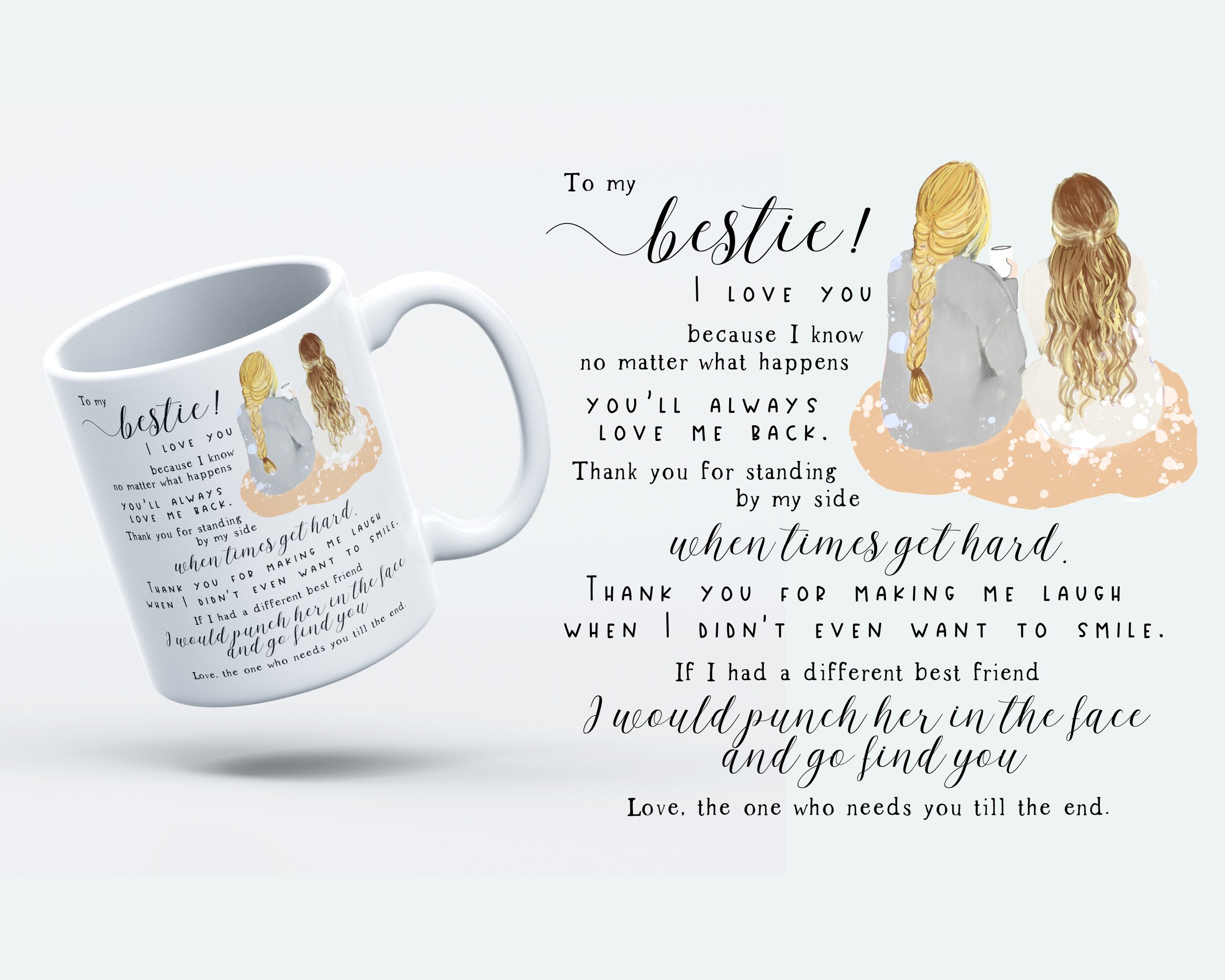 Best Friend Quote Sublimation | Png, Svg - Etsy Canada