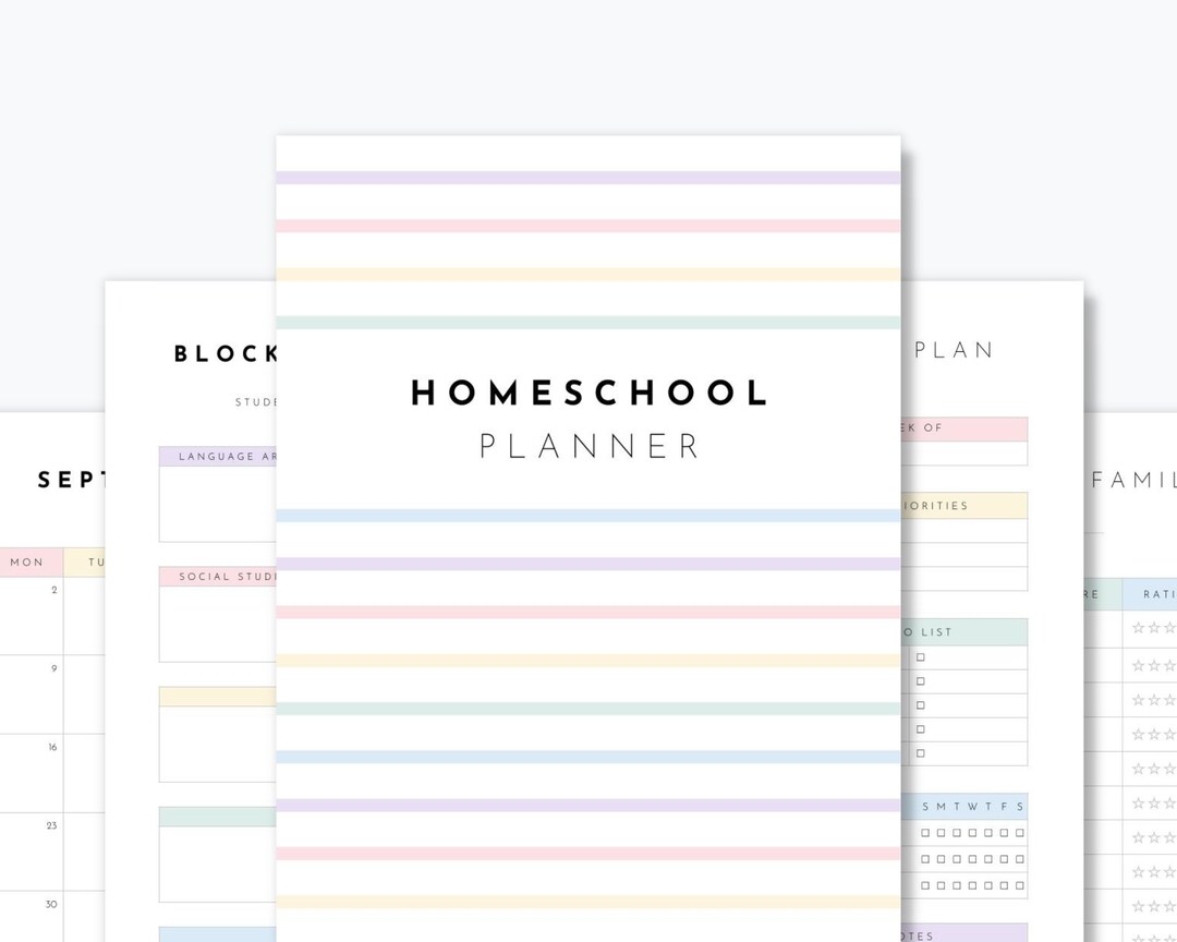 Ultimate Homeschool Planner 250 Pages - Etsy