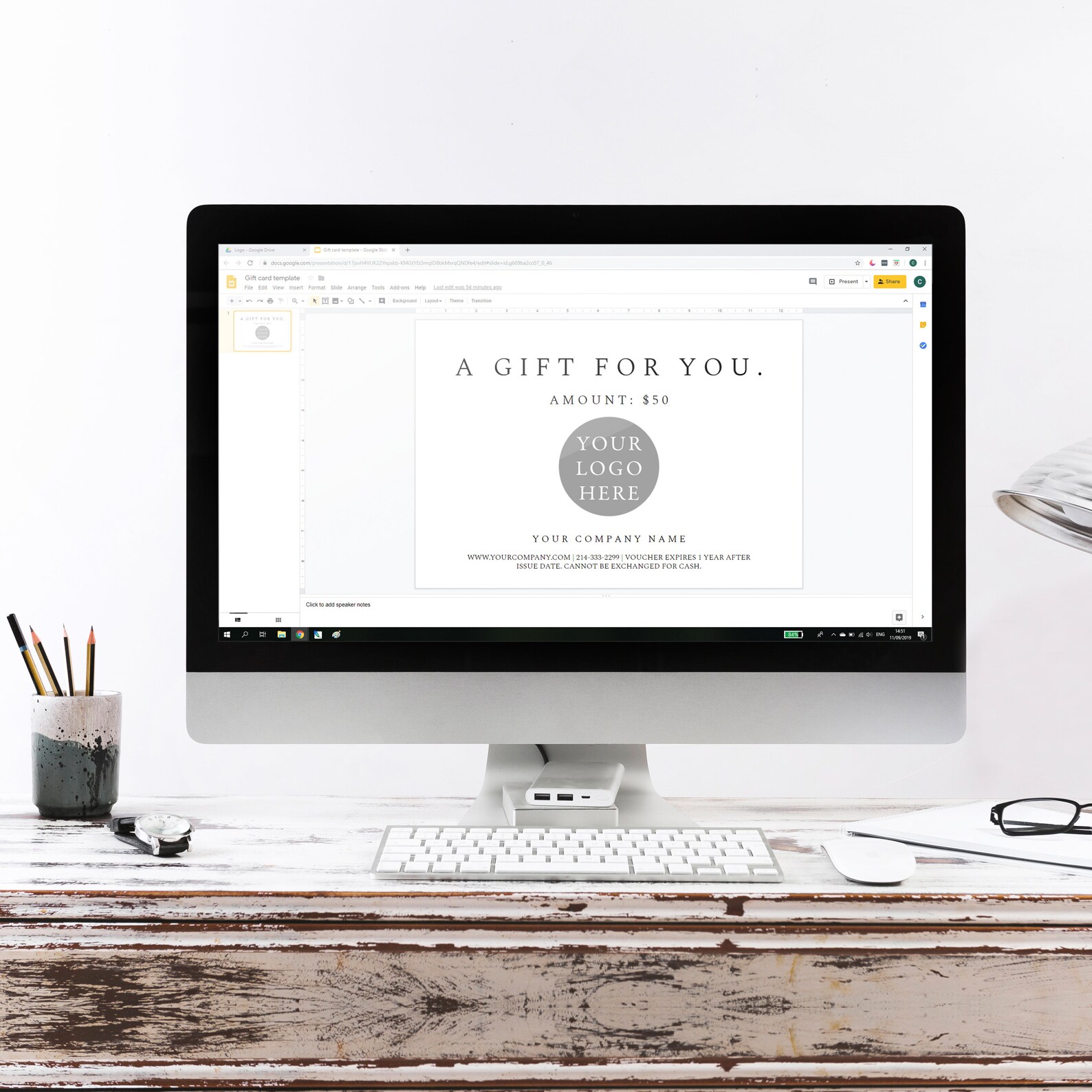 Gift Certificate Template, Editable Gift Card Template, Gift Voucher ...