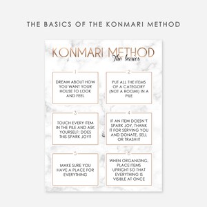 Konmari Decluttering Printable | Konmari Printable | Marie Kondo ...