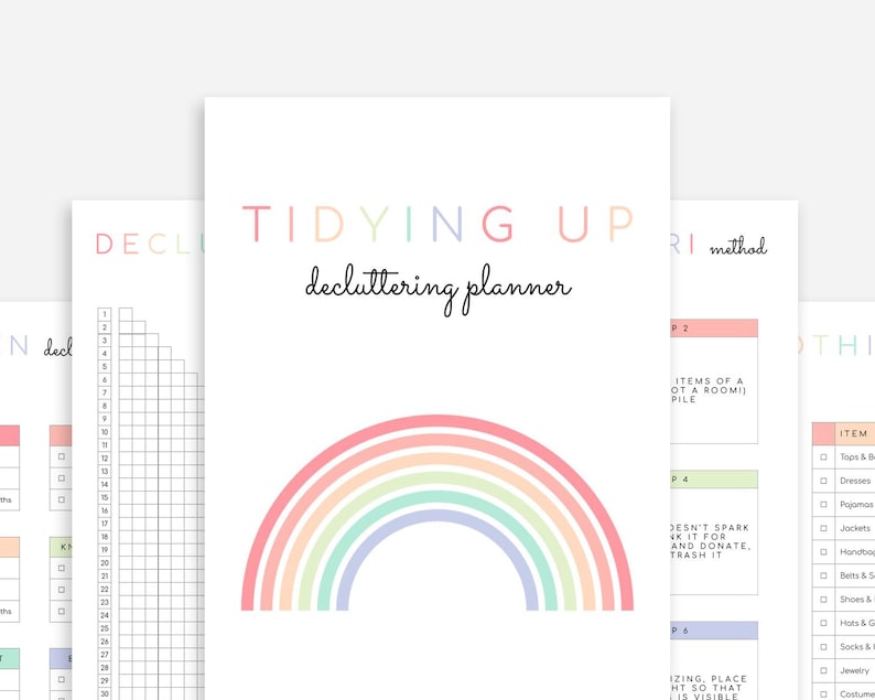 Decluttering Planner Printable - Etsy