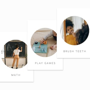 Daily Routine Cards With Photos - Etsy