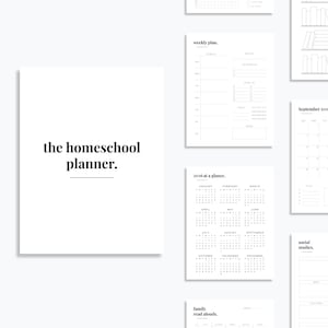 2025 2026 Homeschool Planner Printable | 200 Pages - Etsy