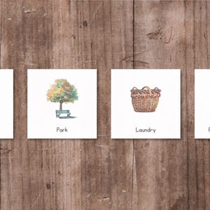 Daily Routine Cards With Watercolor Illustrations - Etsy