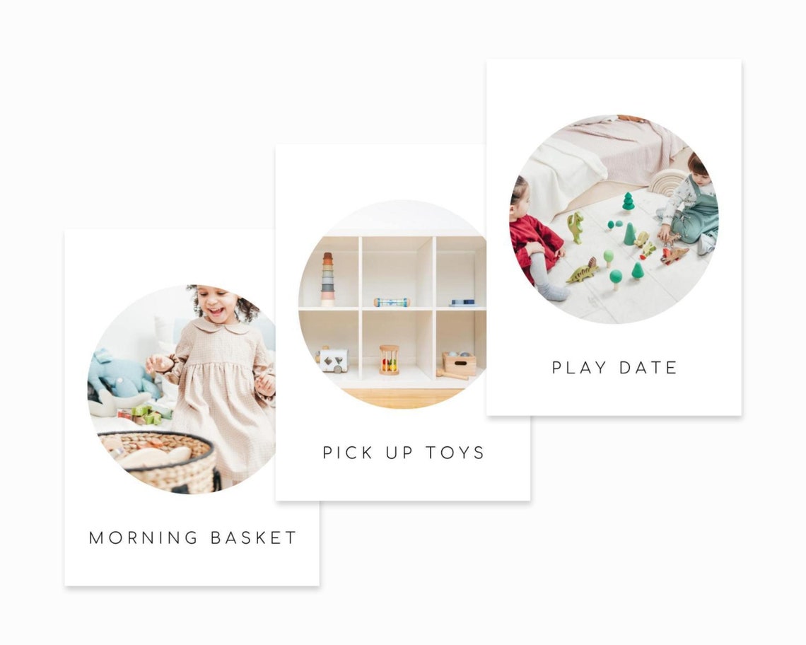 Daily Routine Cards With Photos - Etsy Canada