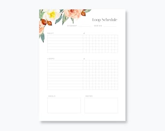 Daily Routine Template Daily Schedule Printable Homeschool - Etsy