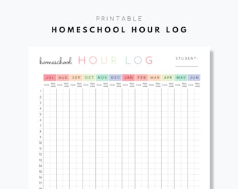 Printable Homeschool Planner Mushroom Brown Expanded Version, Goals for ...