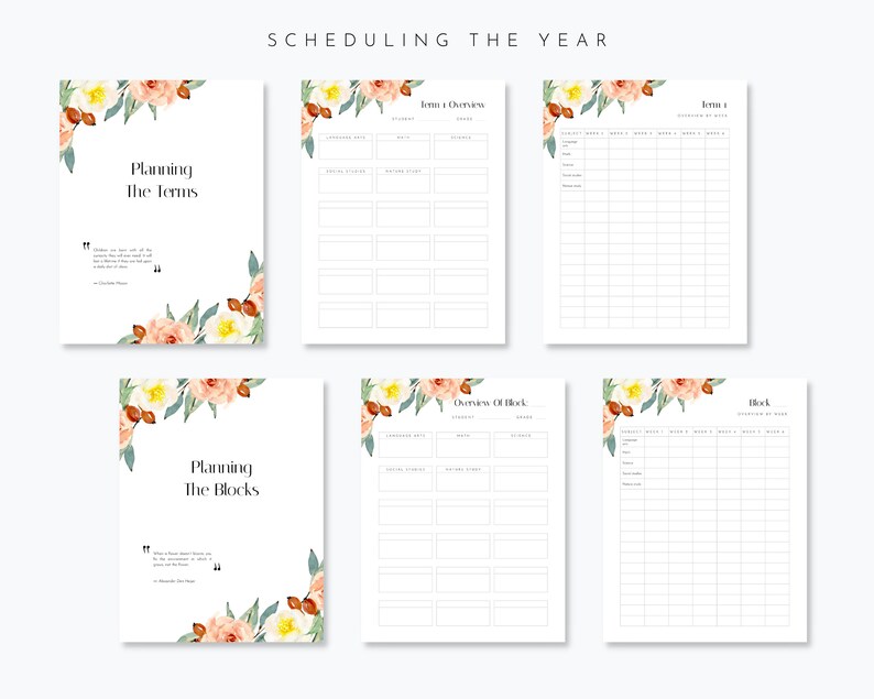 Comprehensive Homeschool Planner 200 Pages - Etsy