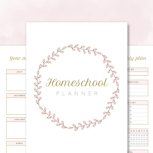 Printable Homeschool Planner Homeschool Printable Organizer - Etsy