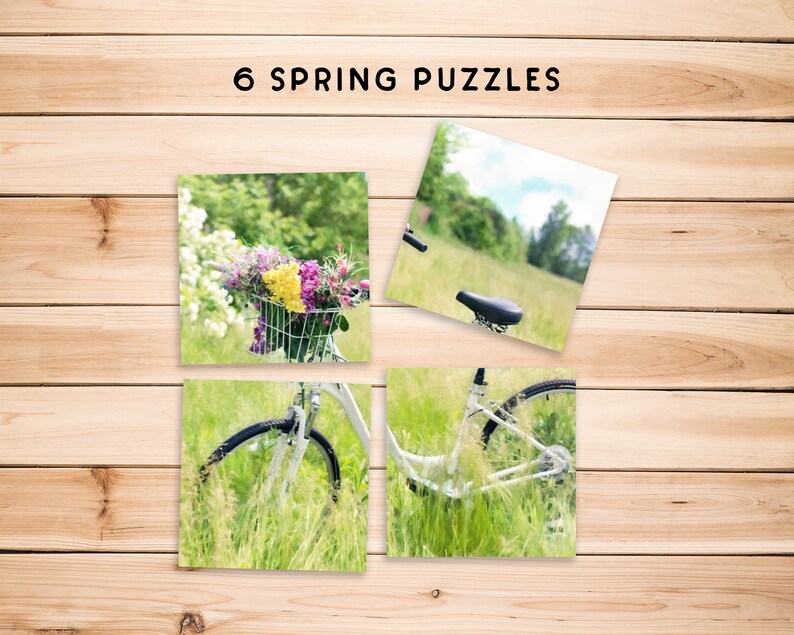 Montessori Printable Spring Worksheets Kindergarten Spring | Etsy