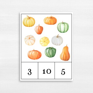 Count and Clip Cards 1-10 | Printable Montessori Number Work - Etsy