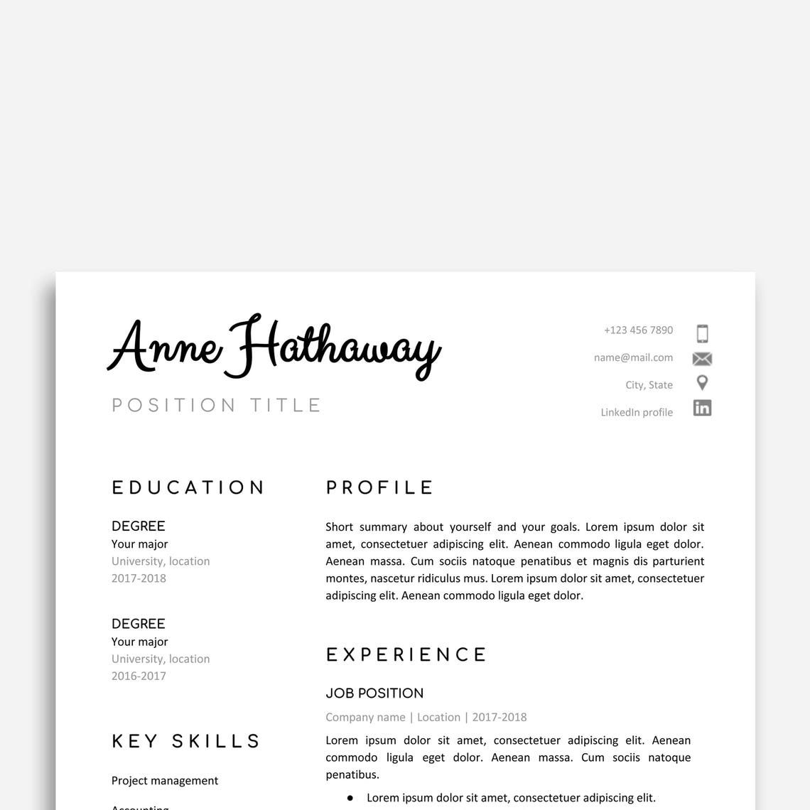 Google Doc Resume Template Resume Template Google Doc Google Etsy google-doc-resume-template-resume-template-google-doc-google-etsy