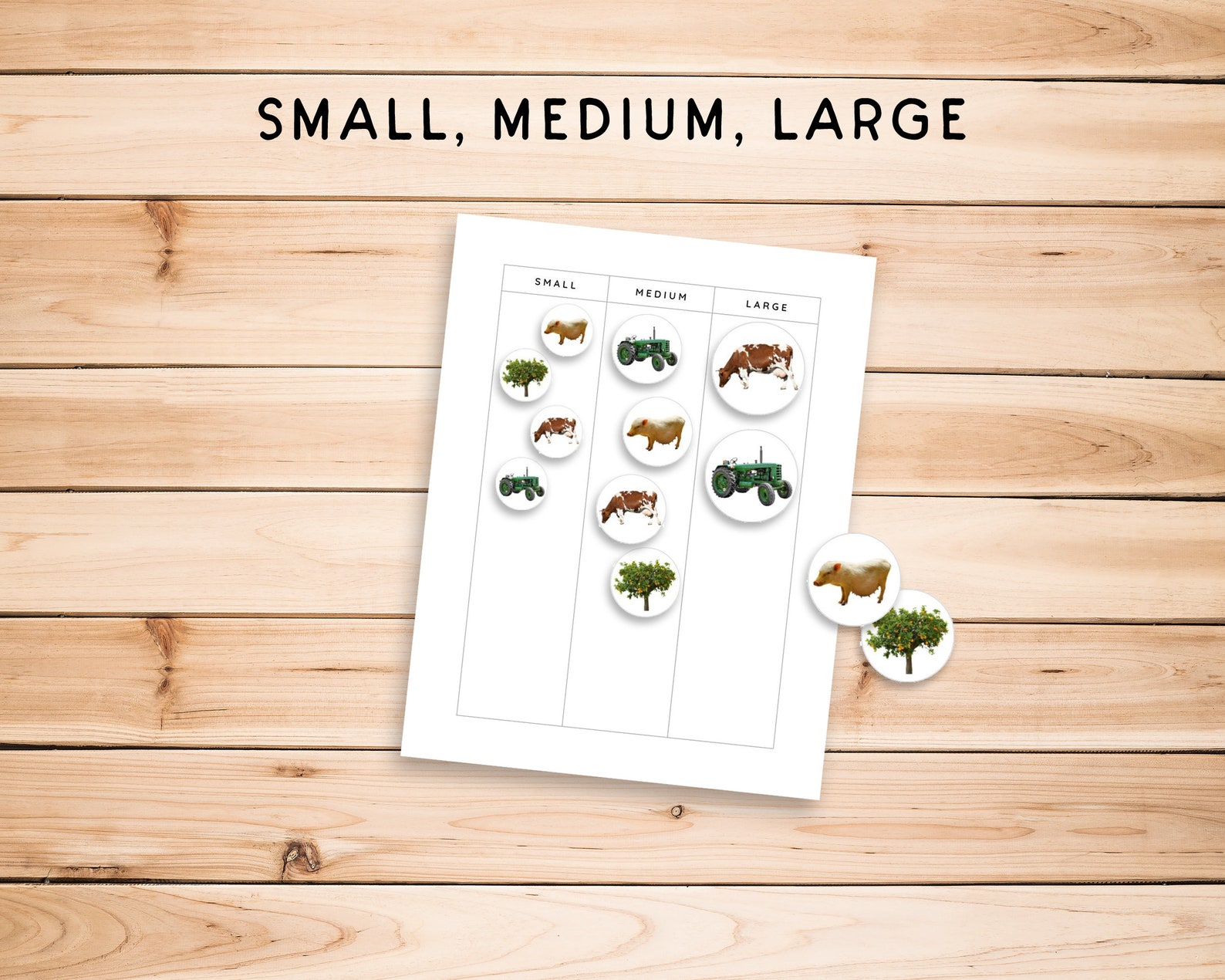 Printable Montessori Farm Theme Worksheets Kindergarten Farm - Etsy
