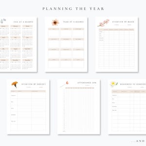 2025 2026 Homeschool Planner Printable | 200+ Pages - Etsy Australia