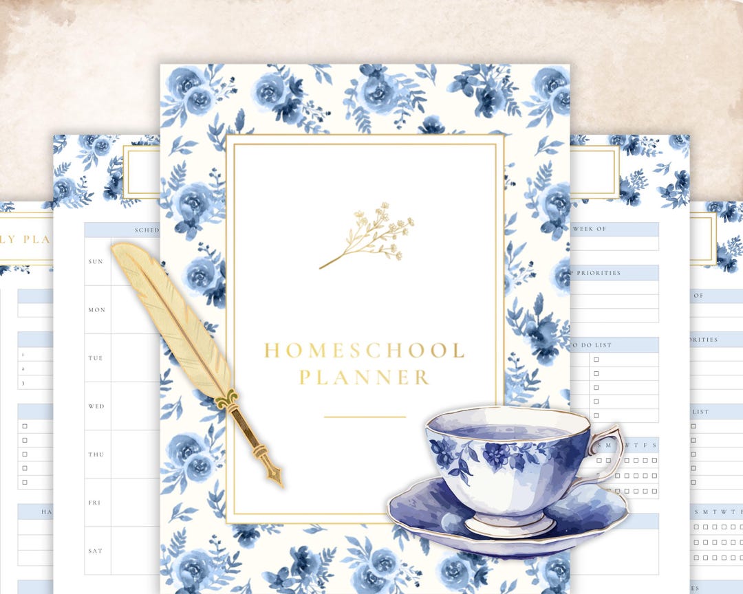 Homeschool Planner Printable | 2025 2026 | 175 Pages - Etsy