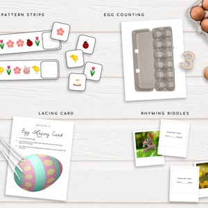 Kindergarten Worksheets Montessori Printable | Spring Bundle - Etsy